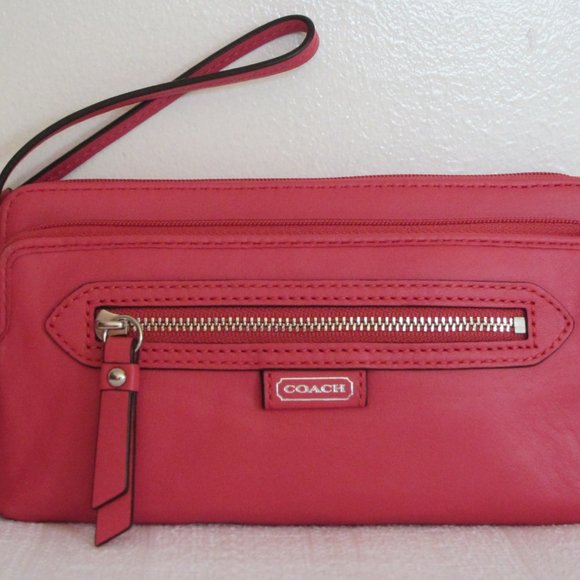 Coach | Bags | Coach Daisy Leather Double Zip Wallet | Poshmark
